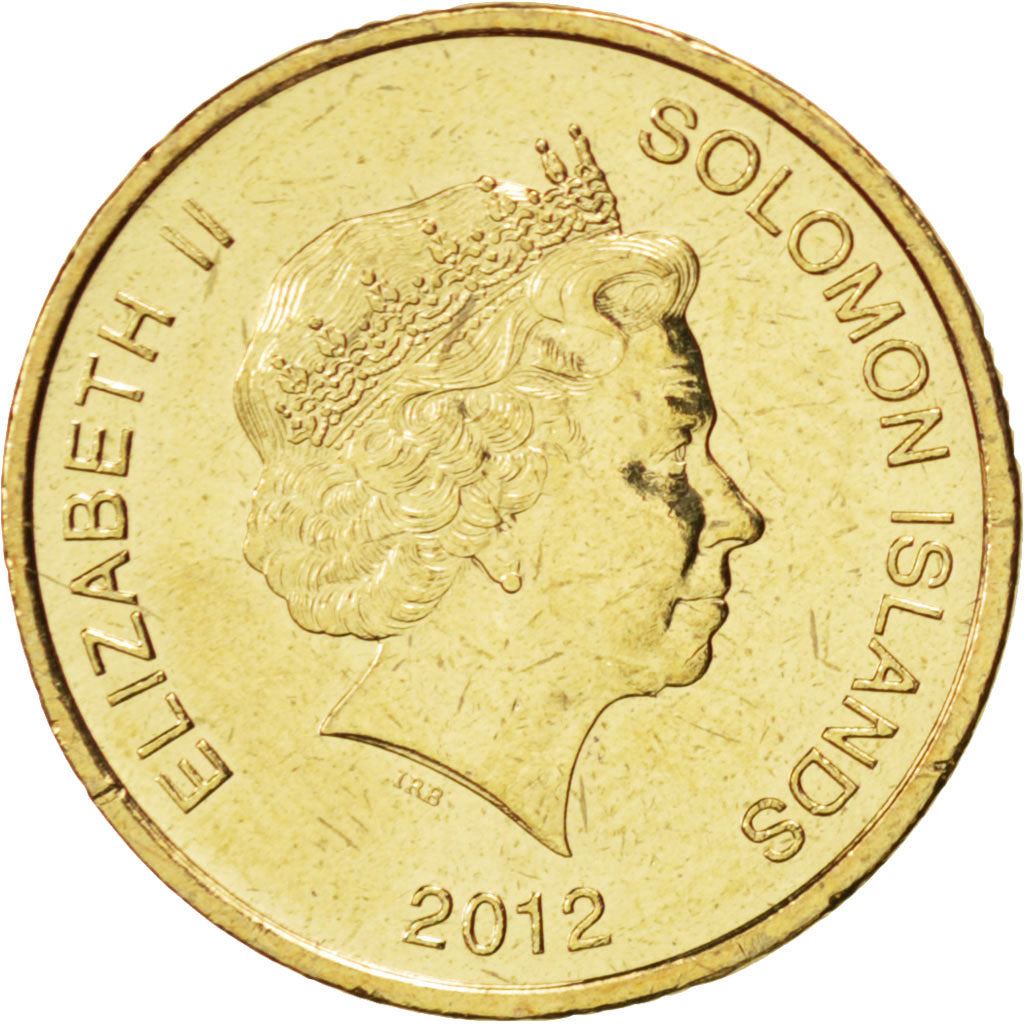 Salomonen | 1-Dollar-Münze | Elizabeth II | Nguzu Nguzu | Statue | KM: